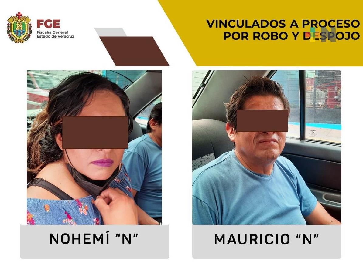 Mauricio «n Y Nohemí «n Son Vinculados A Proceso Por Robo Y Despojo
