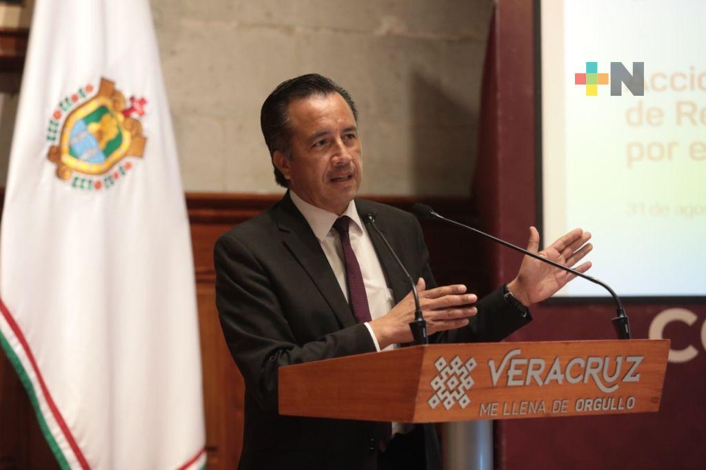 Cuitláhuac García Felicita Al Presidente Por Su Tercer Informe De