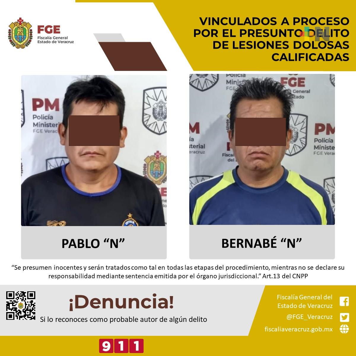 Vinculados A Proceso Por El Presunto Delito De Lesiones Dolosas