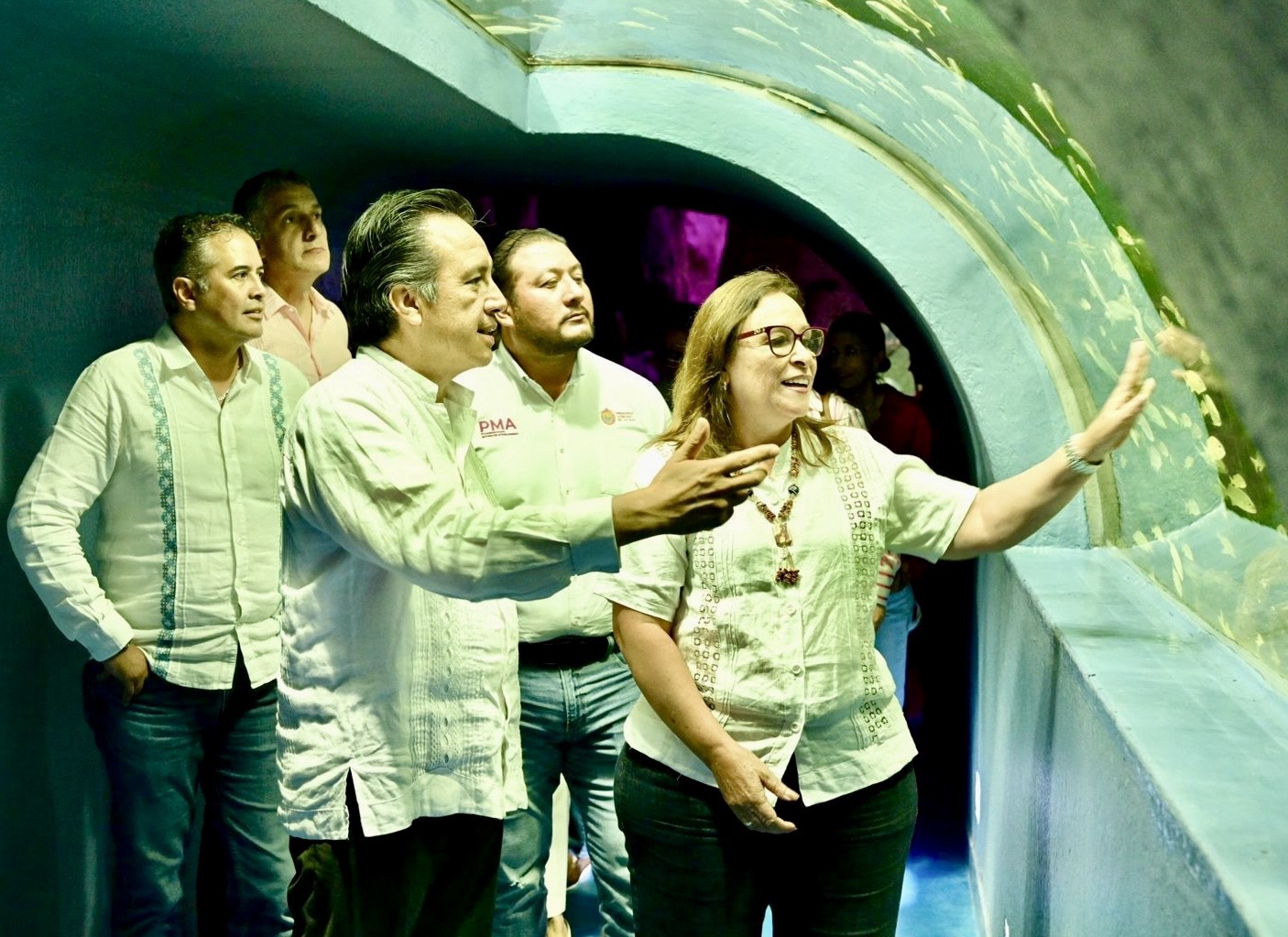 Acompaña Rocío Nahle Al Gobernador Cuitláhuac García En Recorrido Por